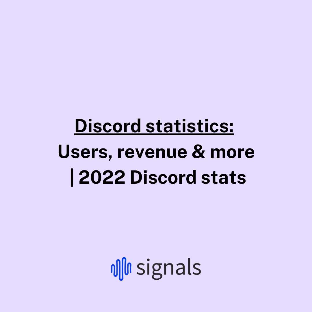 Discord statistics: Users, revenue & more | 2023 Discord stats ...